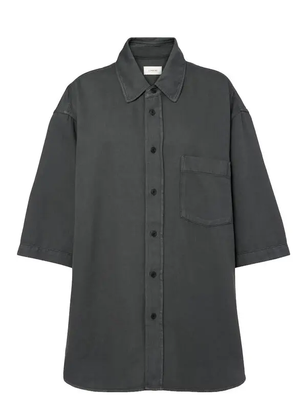 LEMAIRE Oversized Denim Shirt - Grey