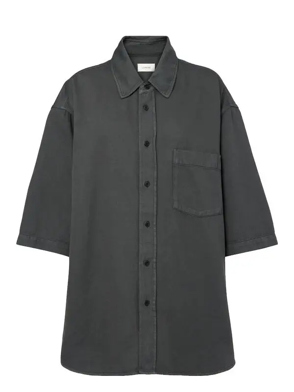 LEMAIRE Oversized Denim Shirt - Grey