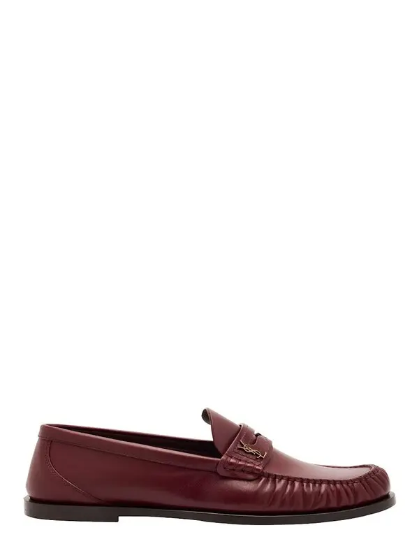 Saint Laurent Classic Penny Loafers - Red