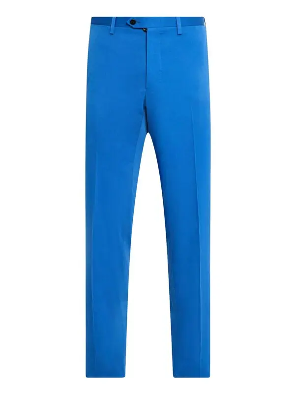 Kiton Napoli Cotton-cashmere Trousers - Blu