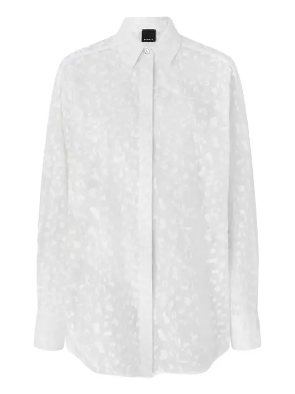 Pinko Abstract-print Shirt - White