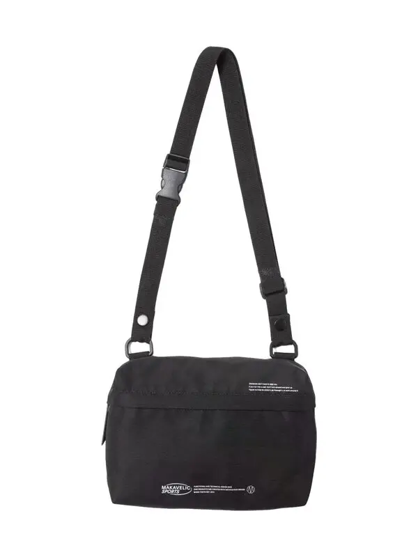 MAKAVELIC Logo-print Messenger Bag - Black