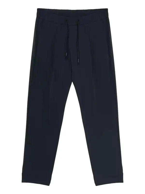 Herno Logo-appliqué Trousers - Blue