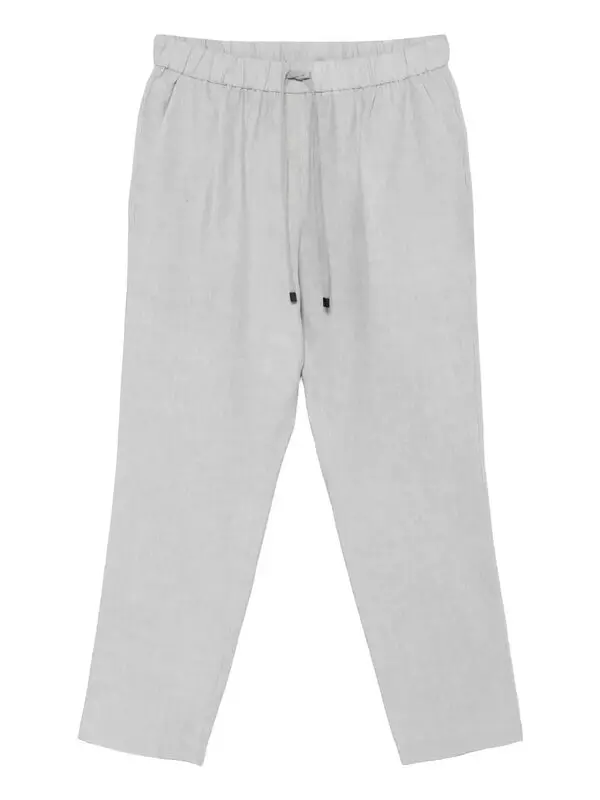 LE TRICOT PERUGIA Cotton Trousers - Grey
