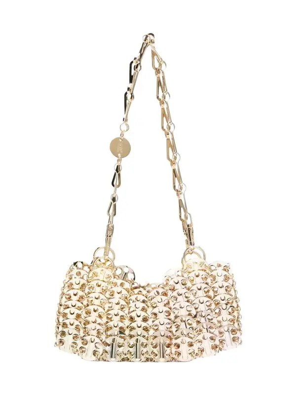 Rabanne 1969 Chain-link Shoulder Bag - Gold