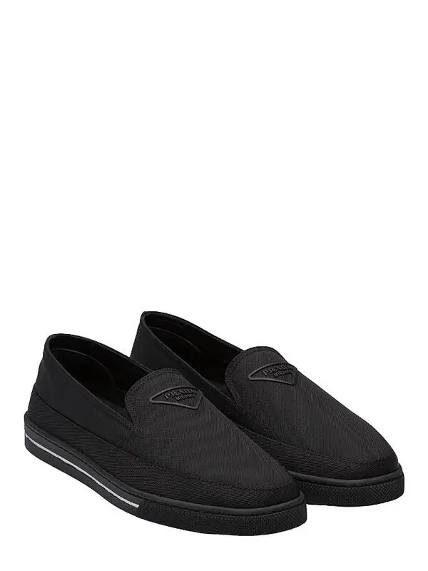 Prada Re-nylon Slip-on Sneakers - Black