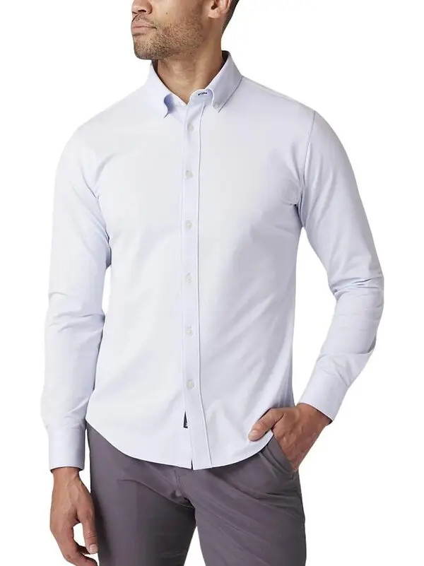 Mizzen+main Ellis Oxford Solid Shirt - Light/pastel Blue