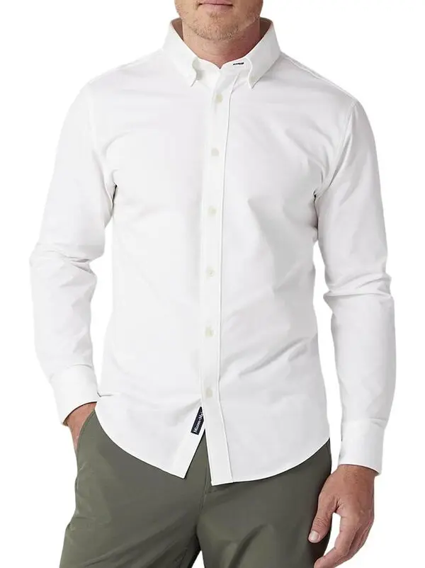 Mizzen+main Ellis Oxford Solid Shirt - White