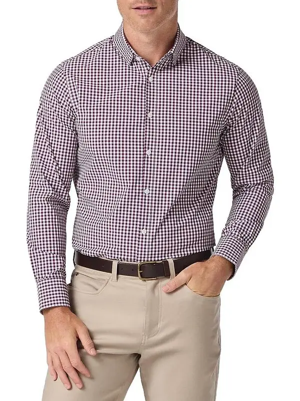 Mizzen+main Leeward Long Sleeve Dress Shirt - Light Purple