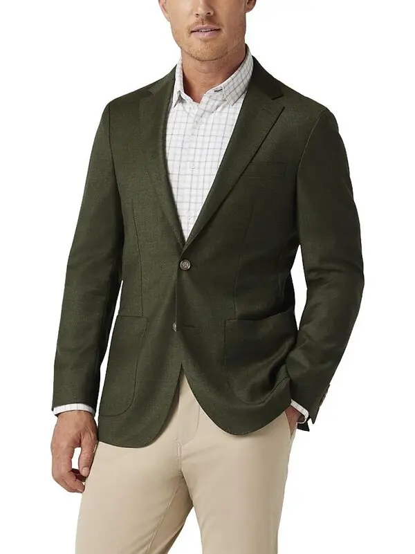 Mizzen+main Lavelle Midweight Blazer - Dark Green