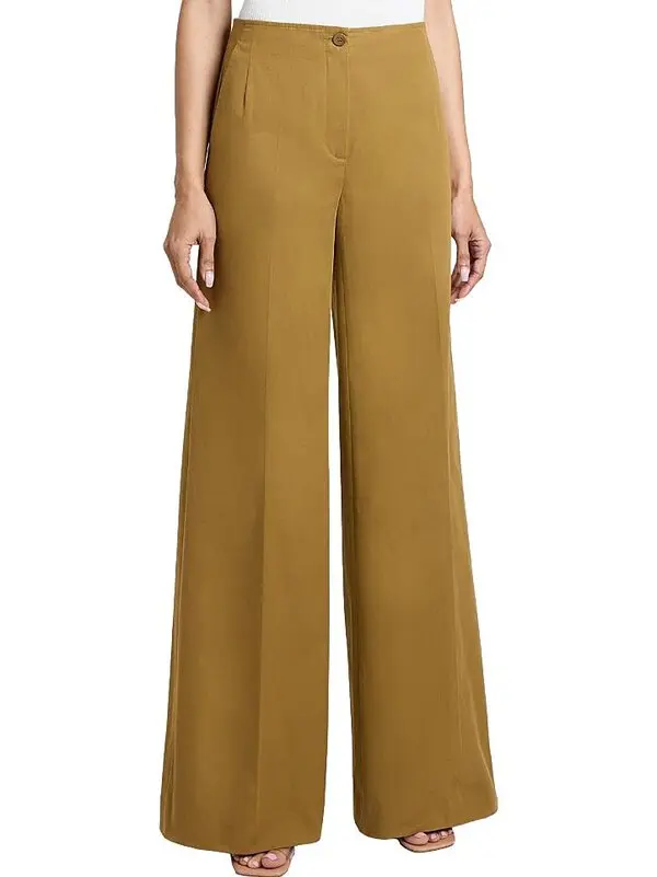 Santorelli Lily Wide-leg Pants - Coconut