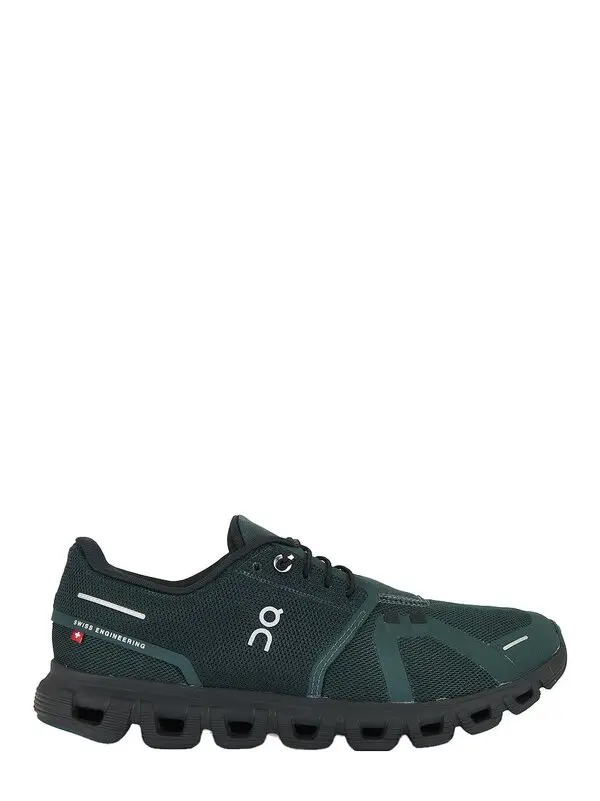 On Cloud 6 Sneakers - Evergreen & Black