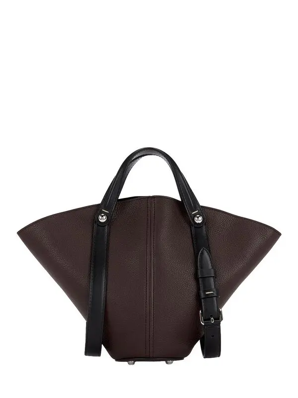 MAISON MARGIELA Small Dress Age Bag - Walnut & Black