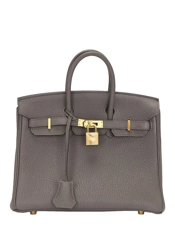 Hermès Togo Birkin 25 Handbag - Etain