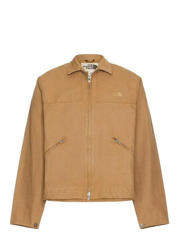 The North Face Cedar Canvas Work Jacket - Utility Brown