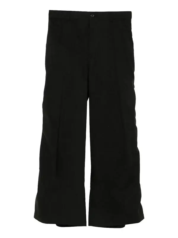SONGZIO Shirring Flare Pants - Black