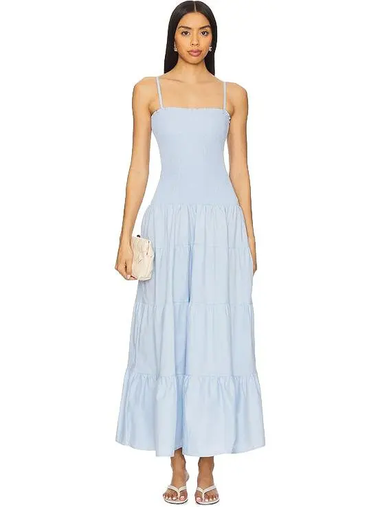 Peixoto Clementine Maxi Dress - Cloud Blue