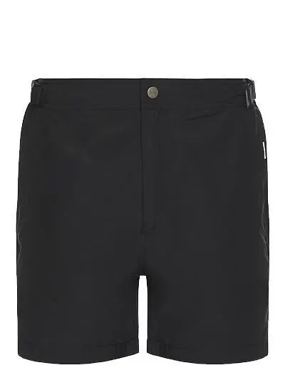 Onia Calder Buckle 5 Swim Trunk - Black