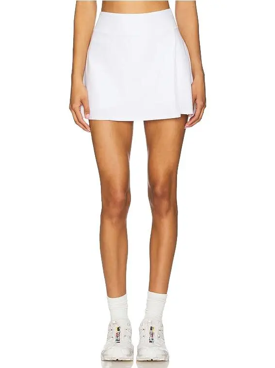 Beyond Yoga Space Dye Points Crossover Skirt - Cloud White
