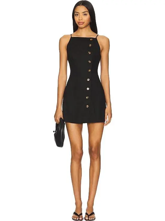 ALL THE WAYS Yori Mini Dress - Black