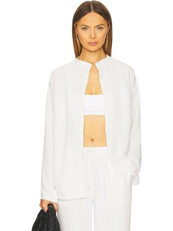 Tularosa Pheby Button Down Shirt - Ivory