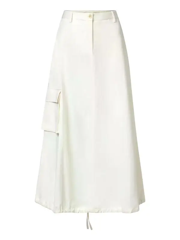 Fabiana Filippi Cargo Midi Skirt - White