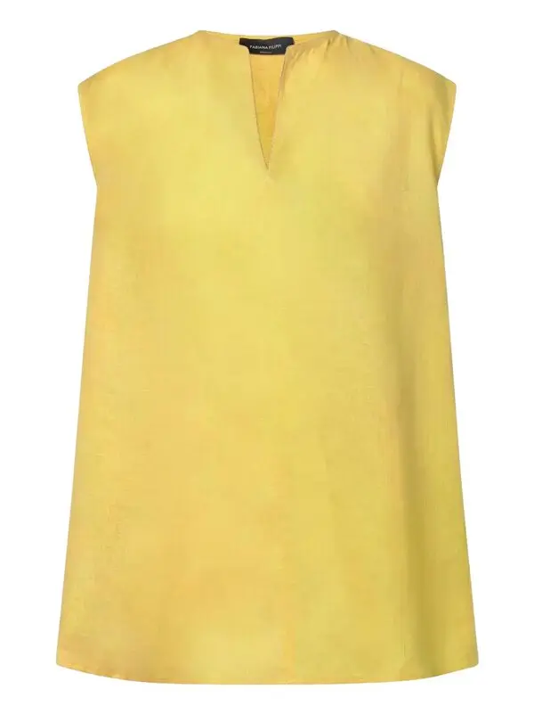 Fabiana Filippi Linen Blouse - Yellow