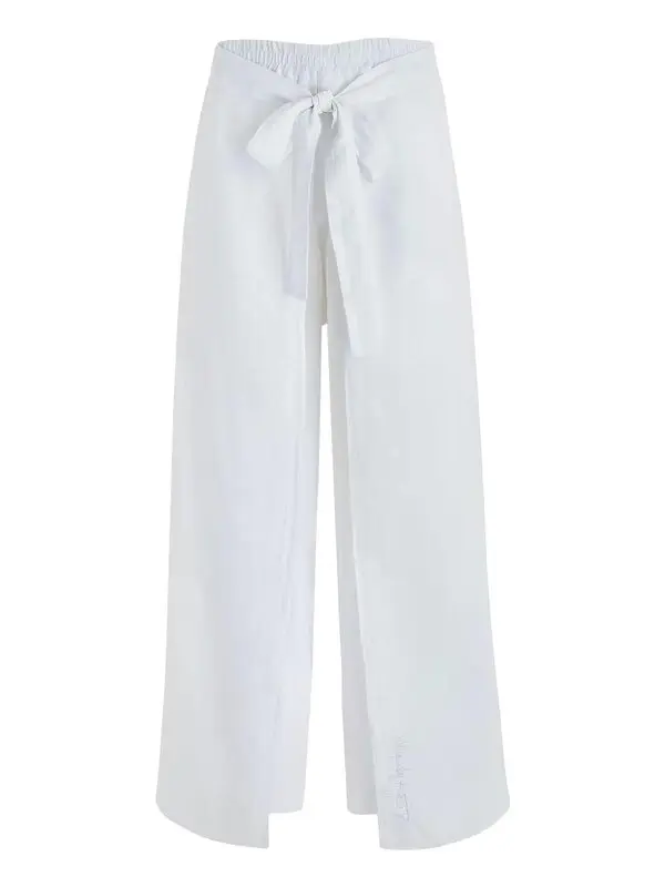 Vilebrequin X Angelo Tarlazzi Lamiss Linen Trousers - White