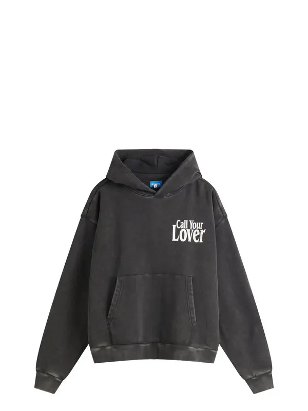 MARKET Call My Lover Hoodie - Washed-black