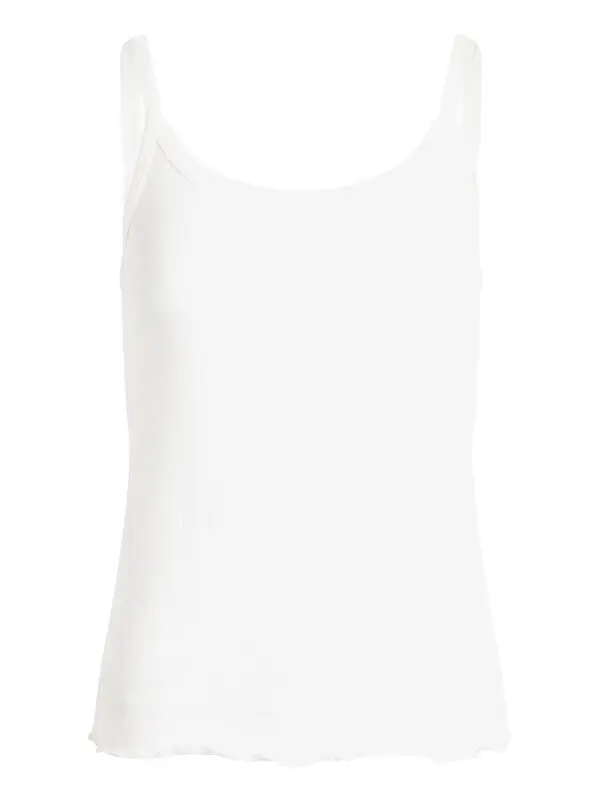 SKIMS Drop Needle Pointelle Cami Top - Snow