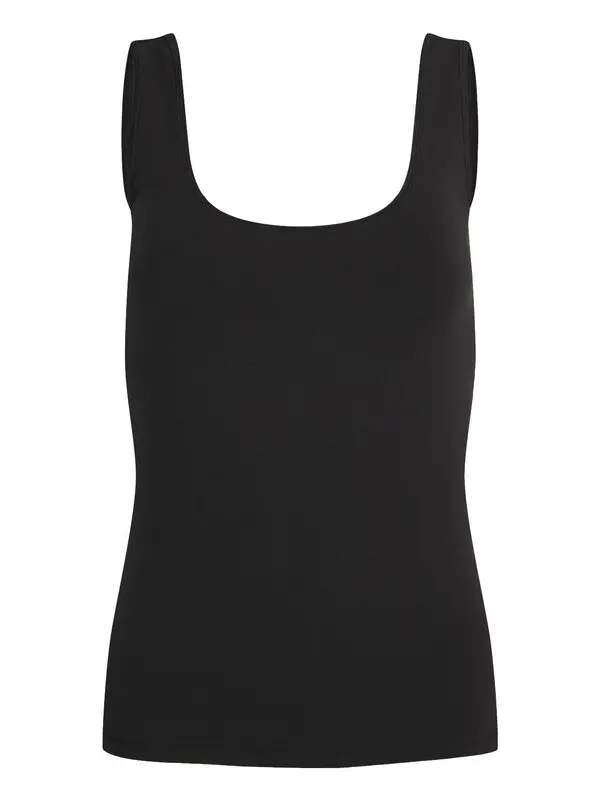 SKIMS Square Neck Tank Top - Soot