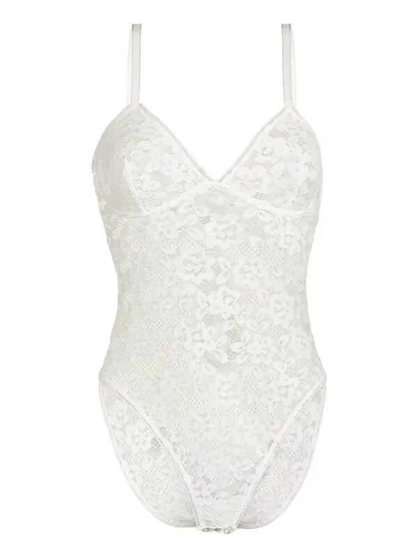 Wolford Lace Bodysuit - White