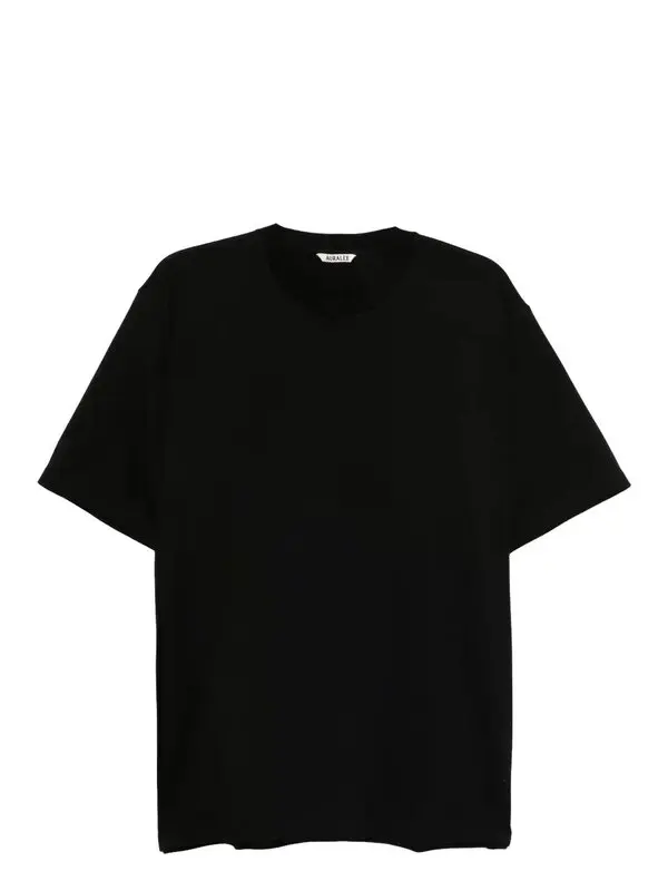 Auralee Luster Plaiting T-shirt - Black