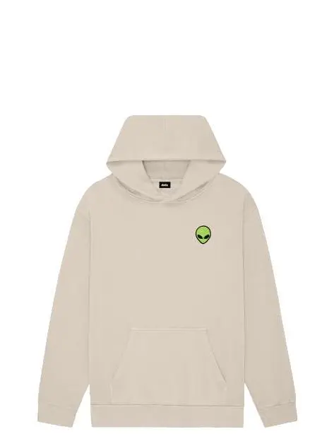DALIX Alien Relaxed Fit Hoodie - Beige