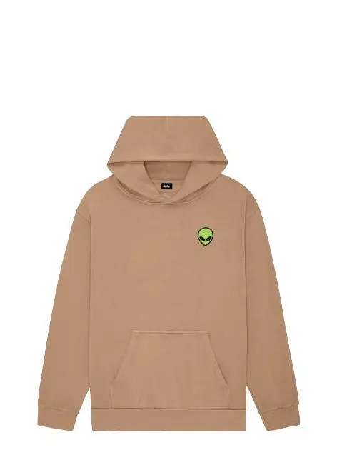 DALIX Relaxed Fit Midweight Hoodie - Camel