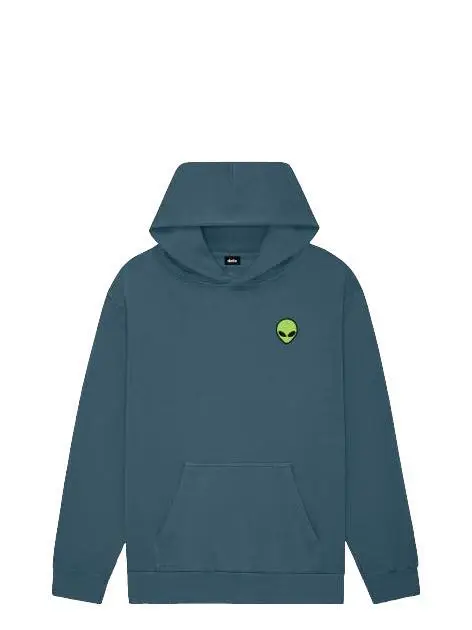 DALIX Alien Relaxed Fit Hoodie - Midnight Blue