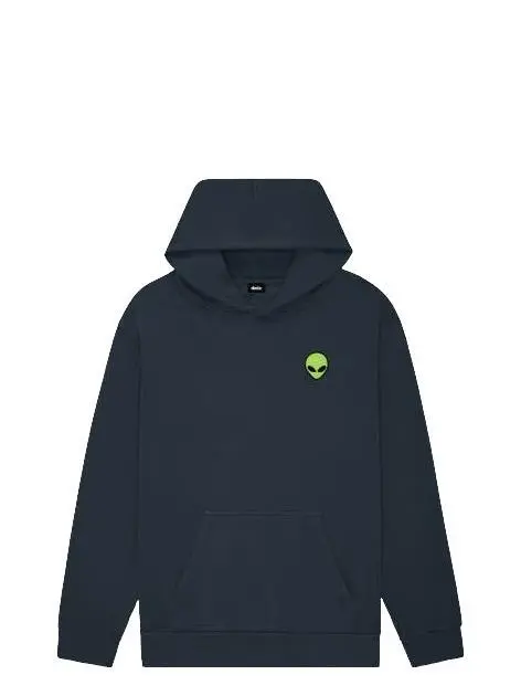 DALIX Alien Relaxed Fit Hoodie - Navy Blue