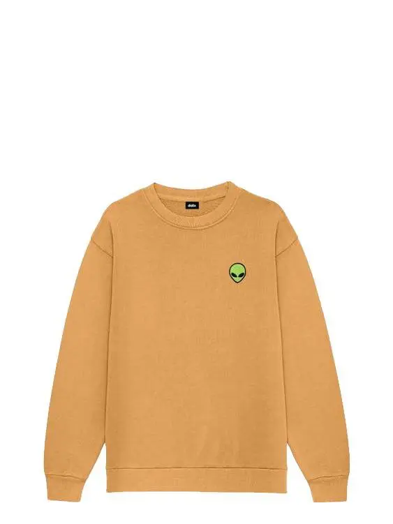 DALIX Alien Heavyweight Relaxed Sweatshirt - Peanut