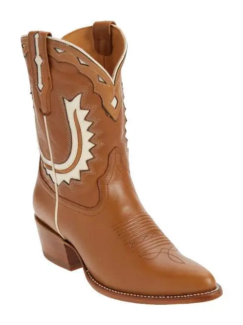 Tecovas The Jolene Western Boot - Caramel / Bone