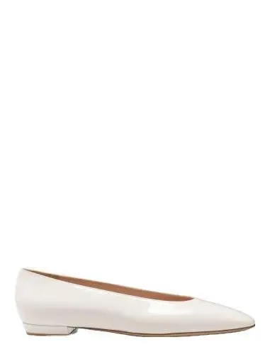 GIANVITO ROSSI Amelia Flat - White Nappa