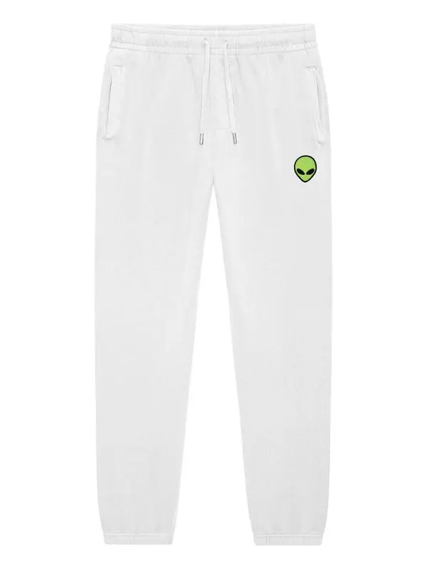 DALIX Alien Heavy Weight Fleece Sweatpant - White