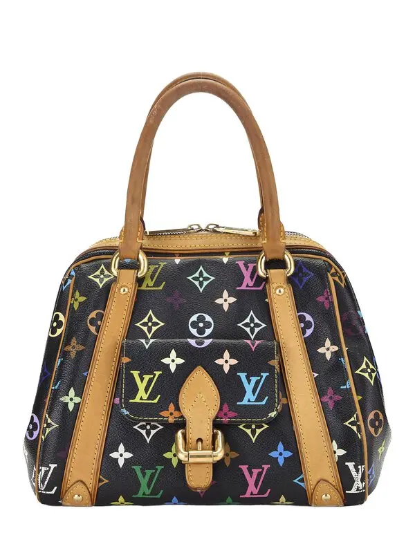 LOUIS VUITTON Takashi Murakami Monogram Multicolore Priscilla - Black