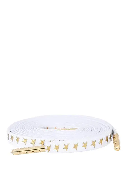 Golden Goose Star Print Shoe Laces - White/oth