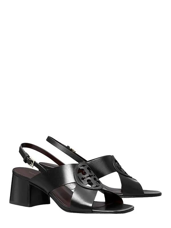 Tory Burch Miller High Heel Sandals - Perfect Black