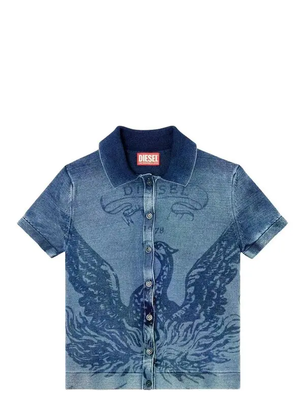 DIESEL® M-fenny Denim Shirt - Blue