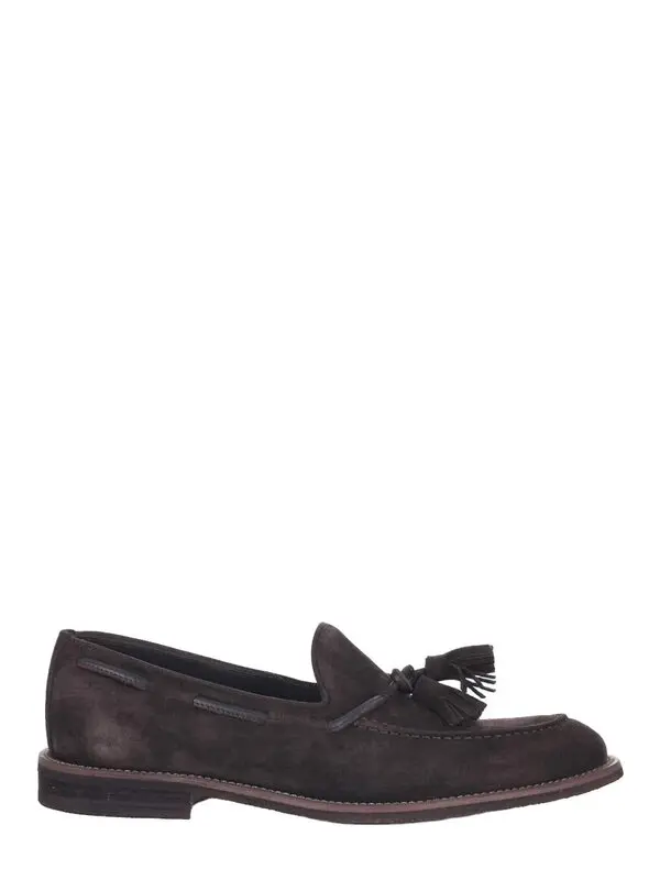 JEROLD WILTON Suede Loafers - Brown