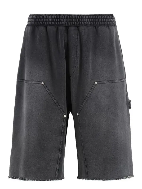 Givenchy Cotton Bermuda Shorts - Black