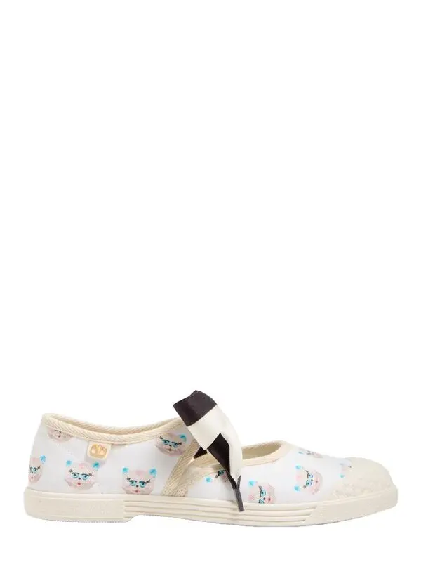 Valentino Garavani Bay Bay Ballerina Trainer - White/multicolour