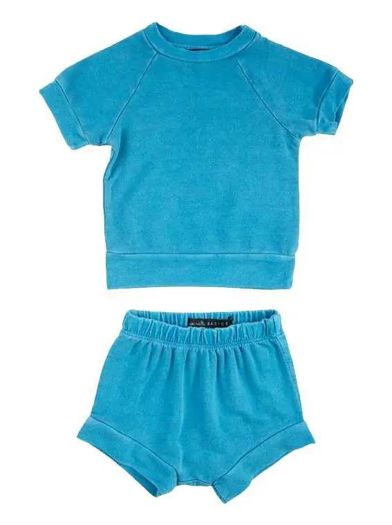 MIKI MIETTE Carlo Jersey Pullover And Shorts Set - Horizon