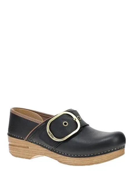 Dansko Pearson Buckle Strap Clog - Black